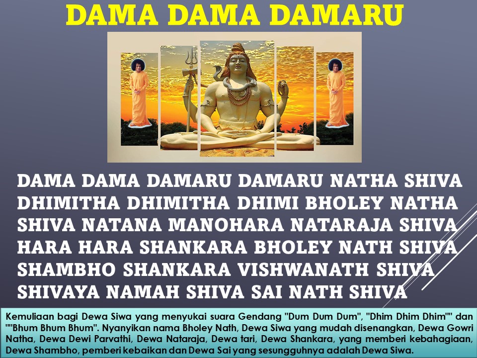 Dama Dama Damaru Sai Study Group Indonesia